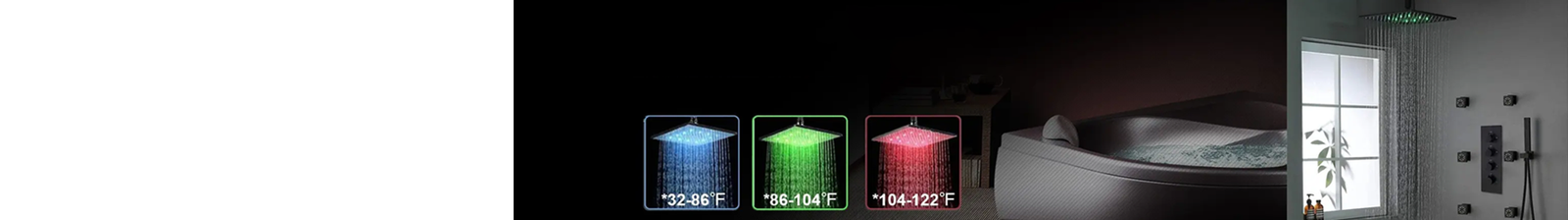 Colonne de douche led